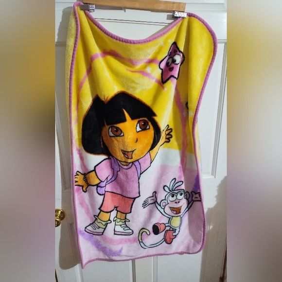 Nickelodeon | Bedding | Dora The Explorer Vintage 9s Plush Blanket 28 X ...
